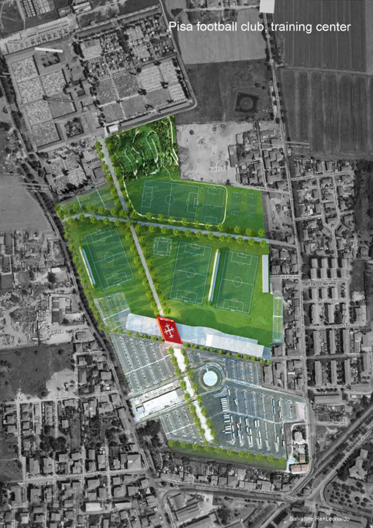 Pisa football club, training center - Salvatore Re